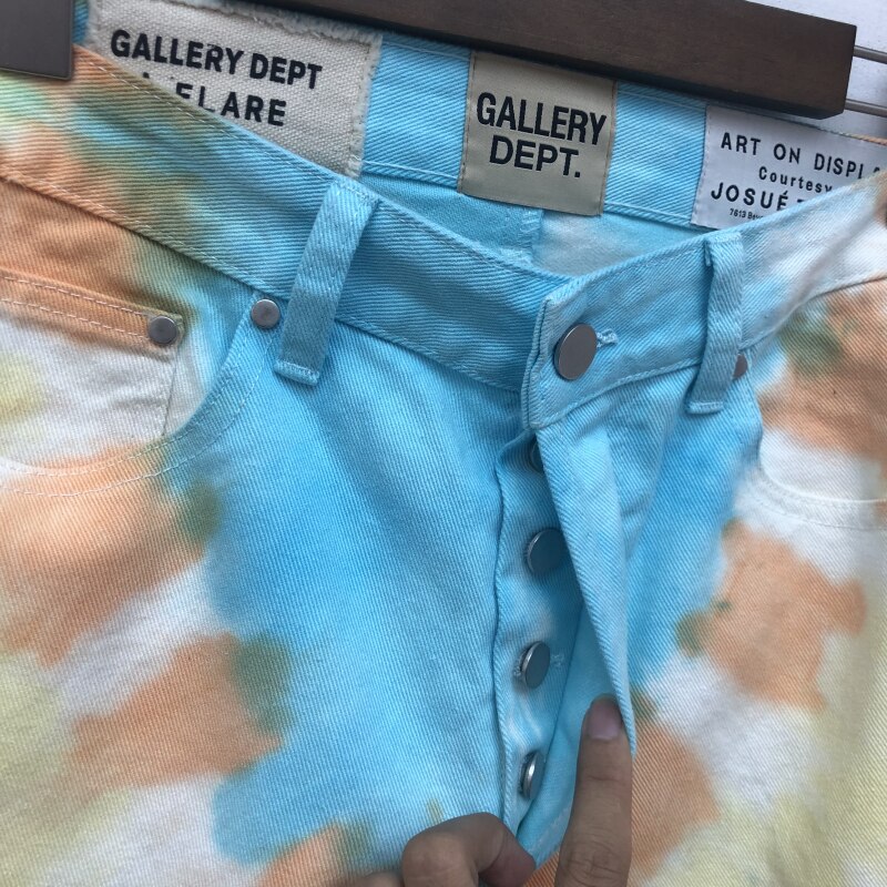 Color Tie Dye Gallery Dept Jeans Men Women 1:1 Bes... – Grandado