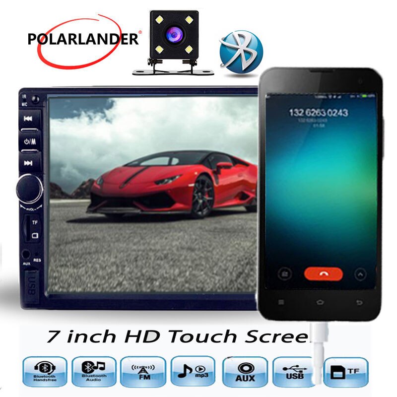 2 din car radio touch screen car MP5 MP4 player ra... – Grandado