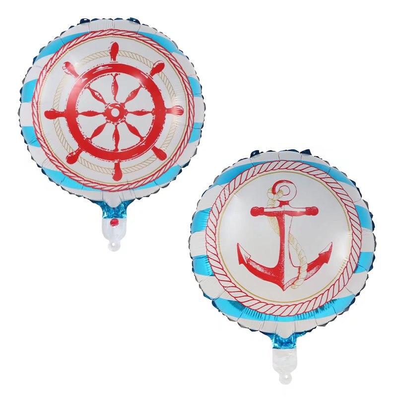 10pcs 18inch Pirate Ship Anchor Paddle Foil Helium... – Grandado