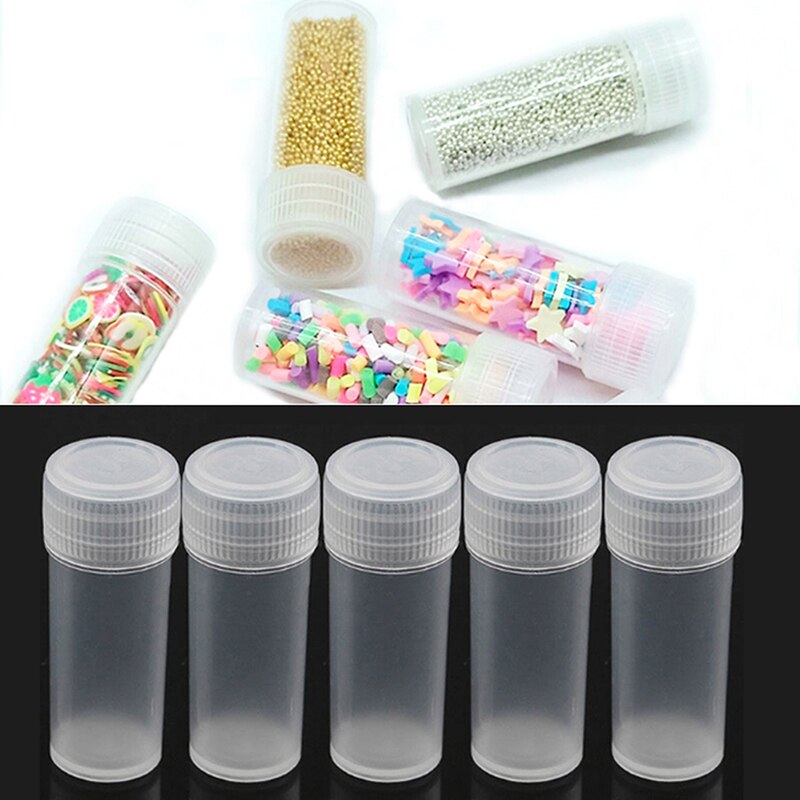 20Pcs 5ml Plastic Bottle Sample Jar 5g Small Barre... – Vicedeal