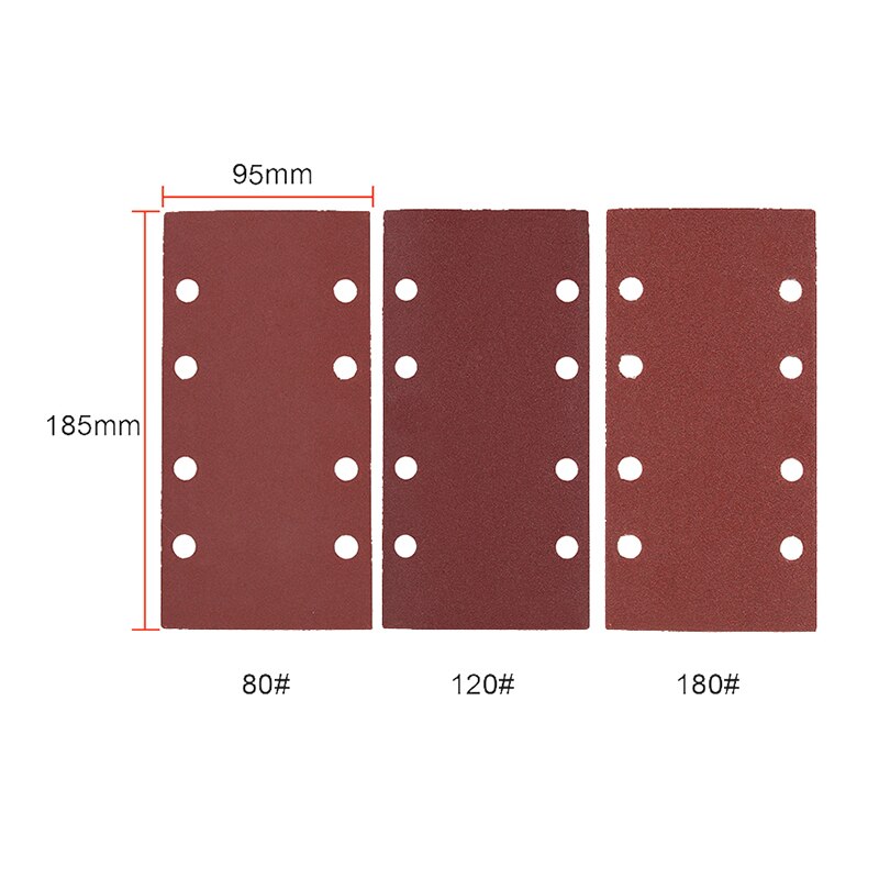 30pcs Square Sandpaper Sanding Paper Sheet 80/120/... – Grandado