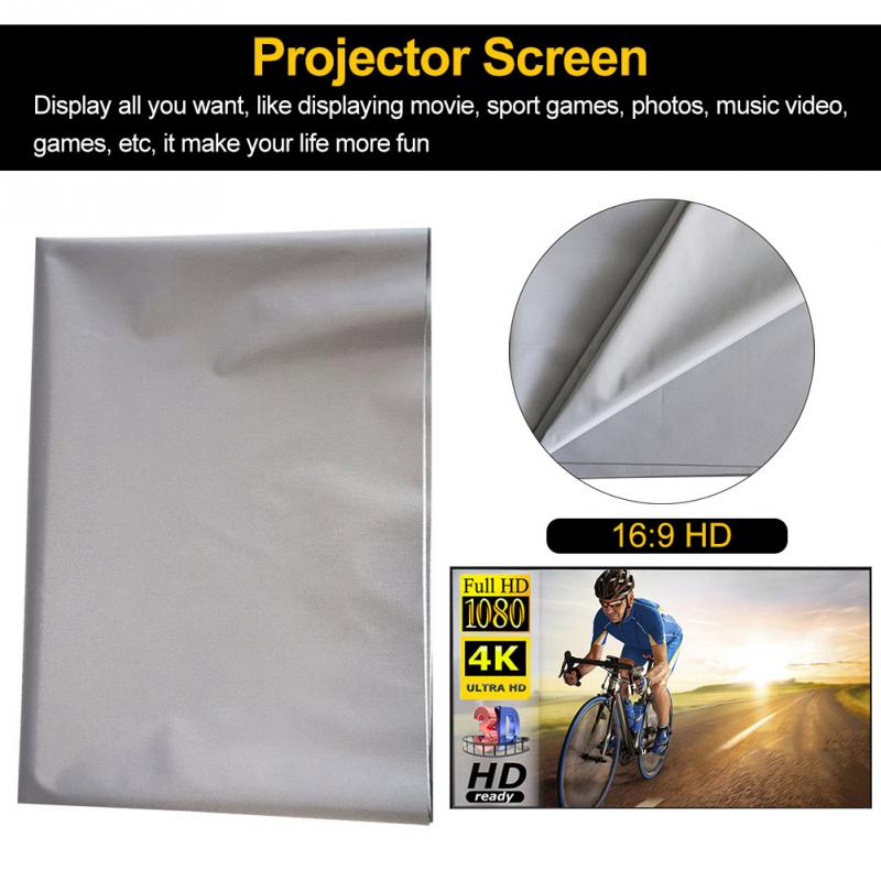 16:9 HD Portable Foldable Games Projection Screen ... – Grandado