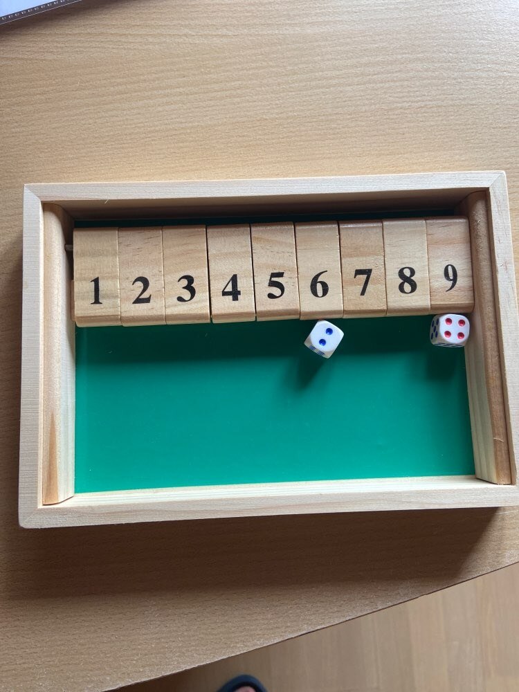 Deluxe Four Sided 10 Numbers Shut The Box Board Ga... – Grandado