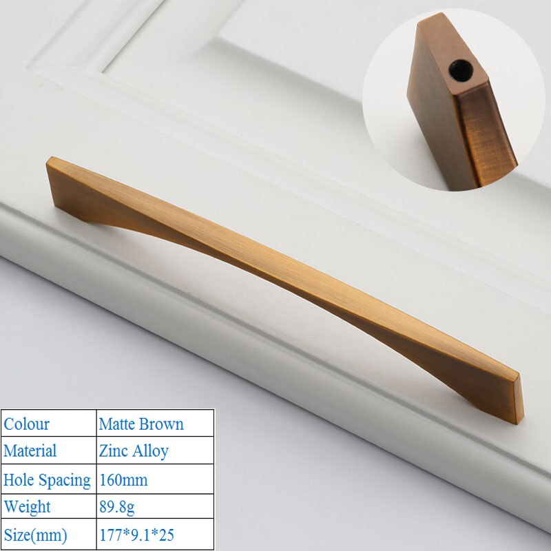 Zinc Alloy Decorative Furniture Door Handle Nordic... – Vicedeal