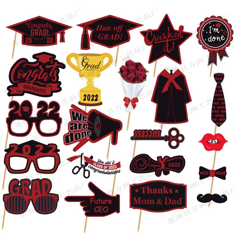 21Pc 2022 Grad Party Decor Happy Graduation We Ded... – Vicedeal