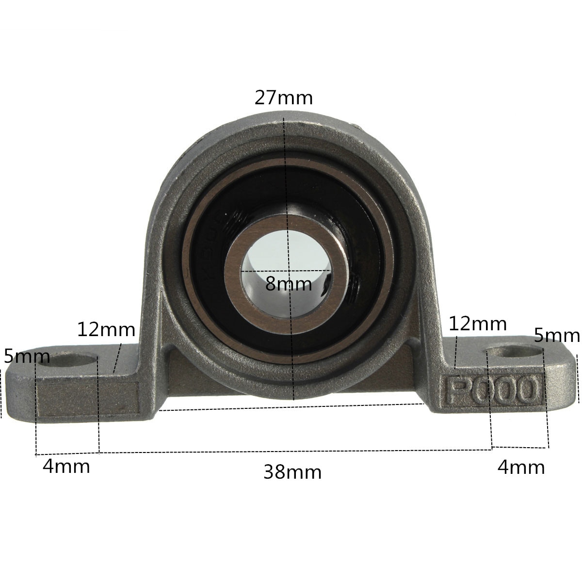 KP08 Bore Diameter Pillow Block Bearing Shaft Supp... – Grandado