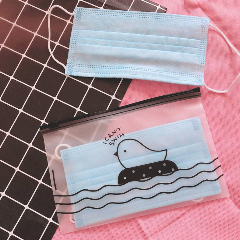 Draagbare Cartoon Zwemmen Kip Zip Lock Plastic Gez... – Grandado