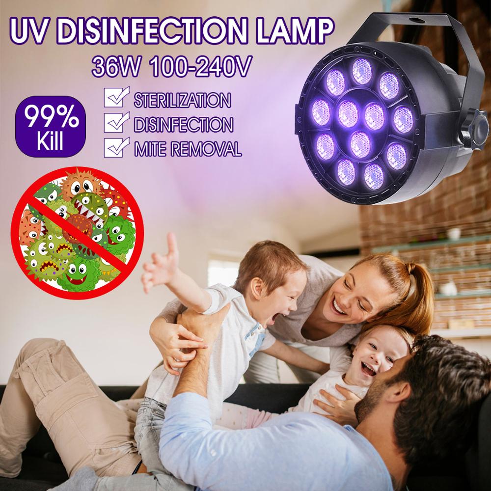 36W 12LED Uv Lamp Spotlight Kiemdodende Sterilisat... – Grandado
