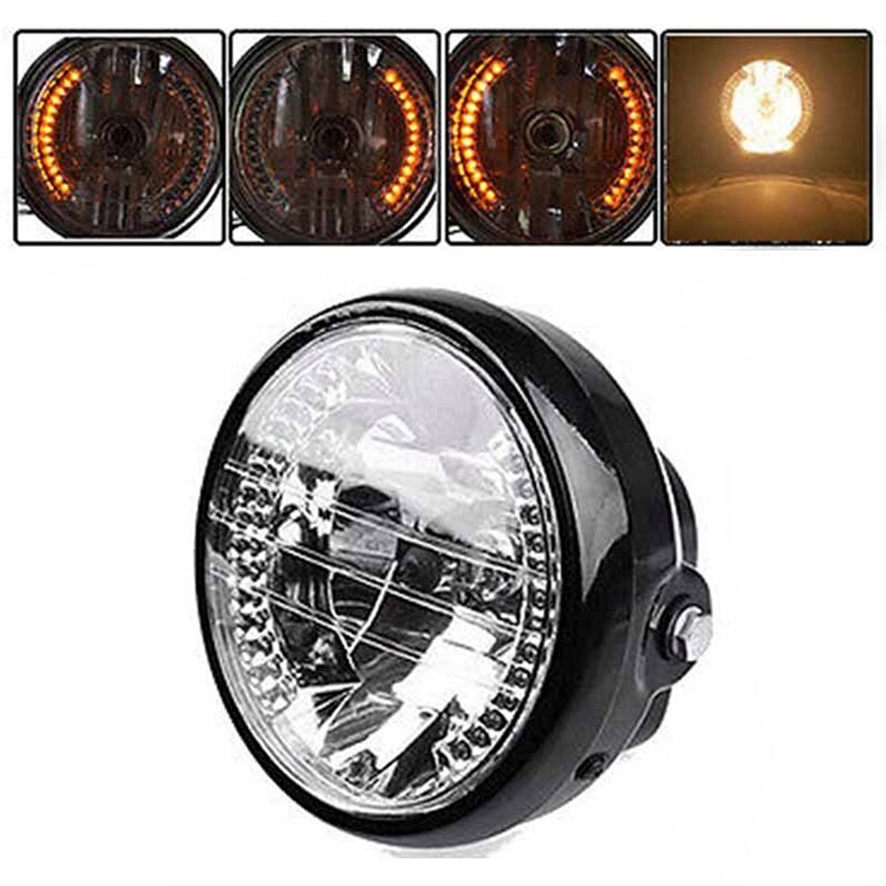 Universal 1Pc Black 7 Inch Motorcycle Headlight H4... – Grandado
