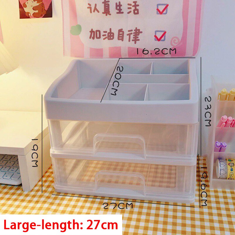 Large Capacity Drawer Type Desktop Storage Box Pla... – Grandado