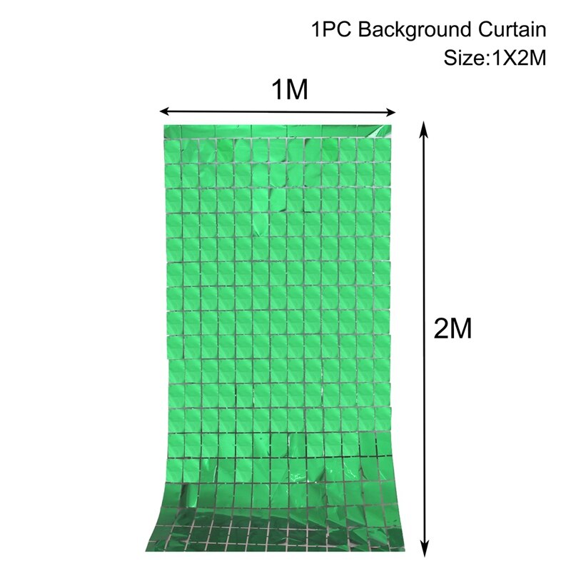 1Pcs Birthday Party Decorations Glitter Curtain 2m... – Vicedeal