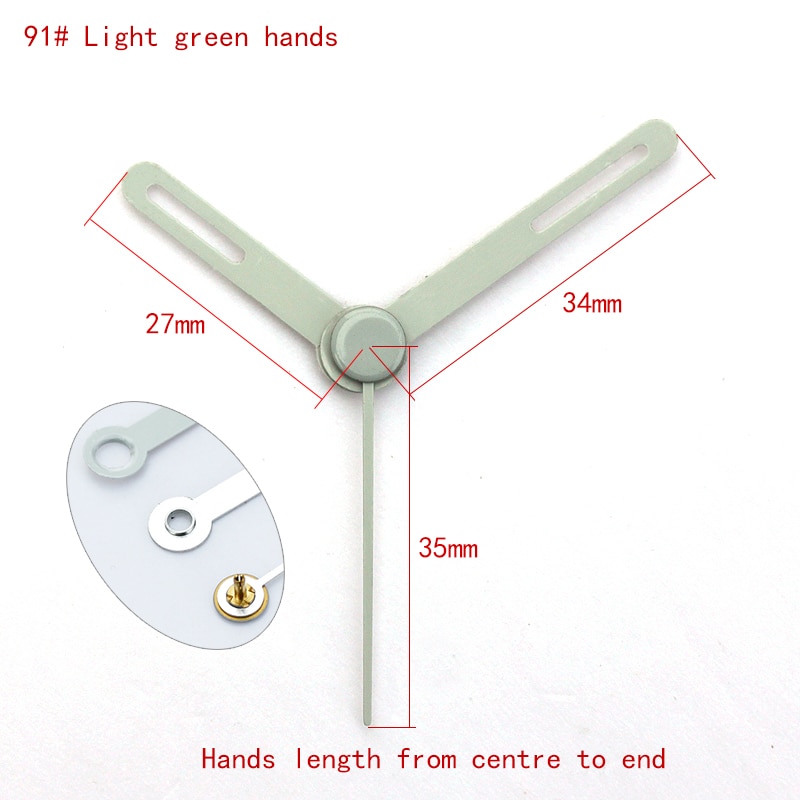 10sets Young Town White Axis Hands Light green Han... – Vicedeal