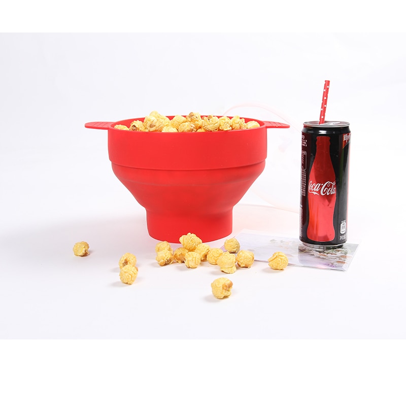 Opvouwbare Popcorn Kom Maker Met Deksel Magnetron ... – Grandado