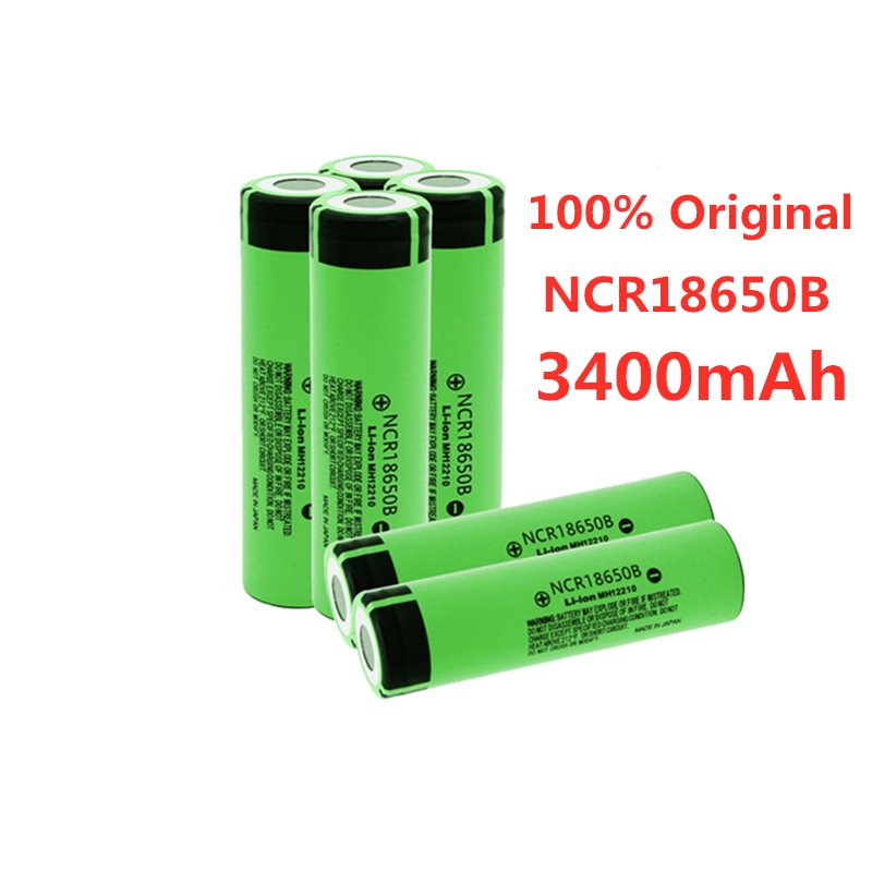 100% batería Original 18650 NCR18650B 3,7 V 3400 m... – Grandado