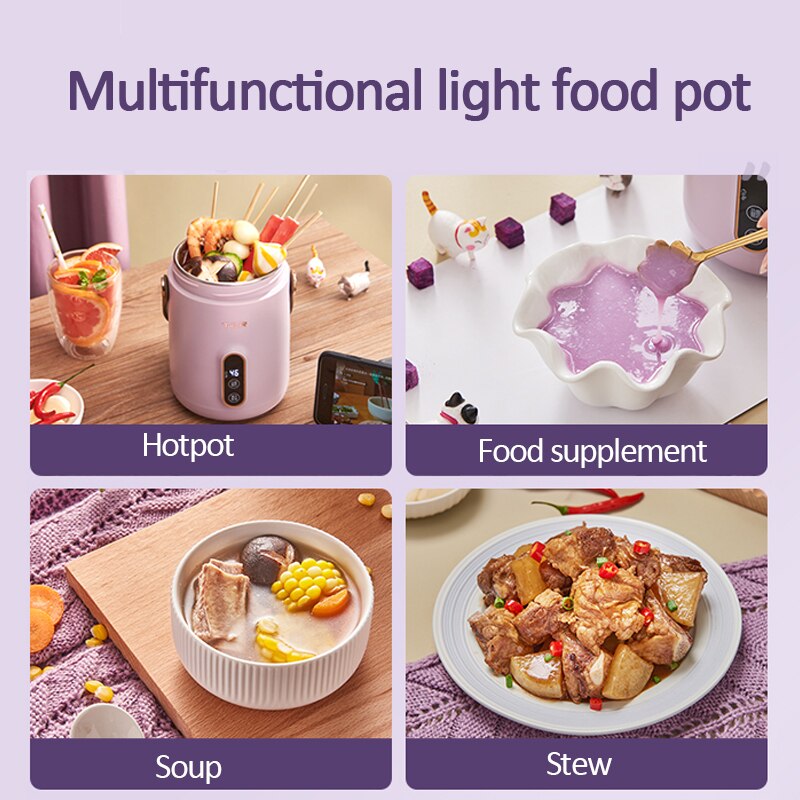 ZK30 Electric Stew Pot Slow Cooker Tea Maker Porta... – Grandado