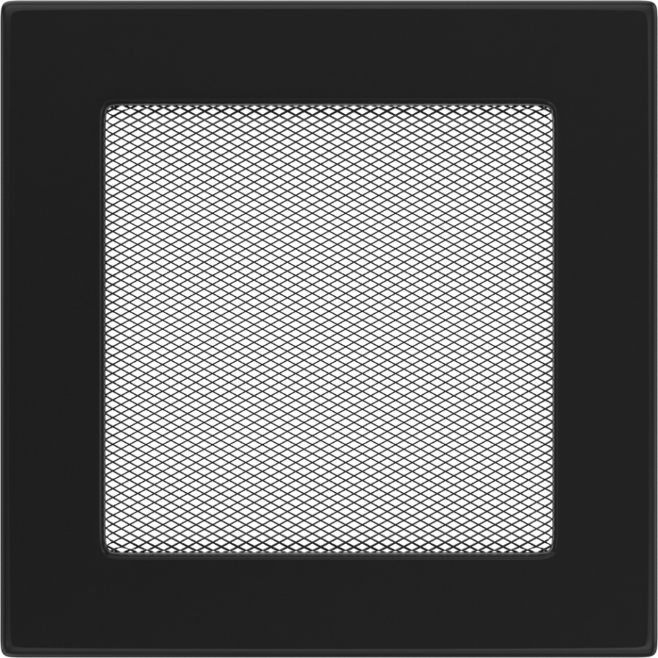 Fireplace Grille Grids Black Grille 17x17 From Grandado
