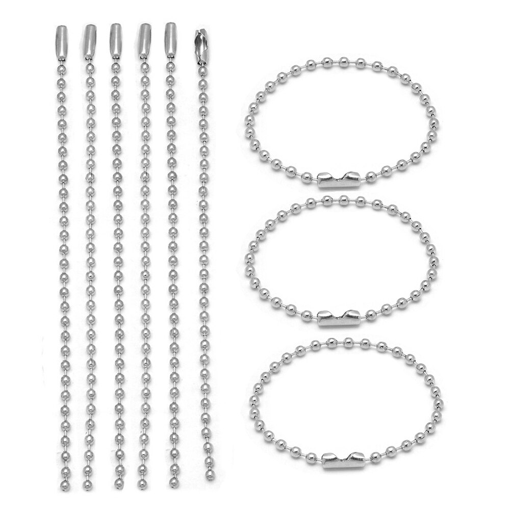 30Pcs 100Mm Lange Bead Connector 2.4 Mm Ball Chain... – Vicedeal