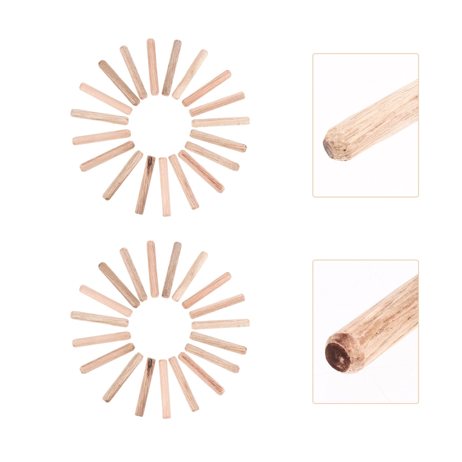 300Pcs Houten Naald Ronde Vlot Hout Pin Nagels Wed... – Vicedeal