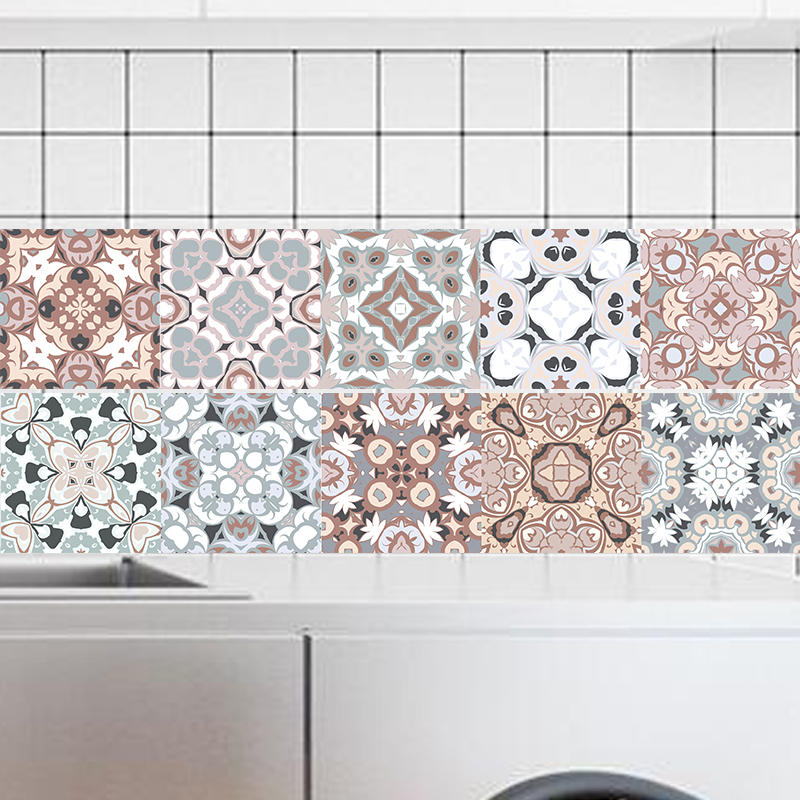 Arabic Style Mosaic Tile Stickers For Living Room ... – Grandado