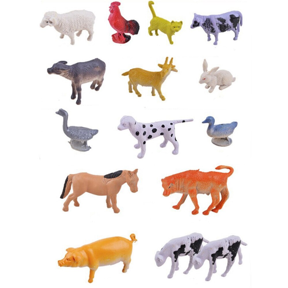 15pcs Educational Simulated Farm Animals Model Toy... – Grandado