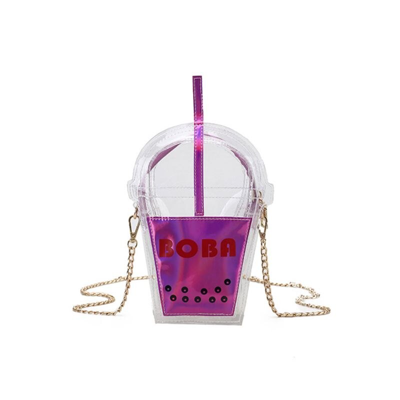 Funny Cup Shaped PU Leather Handbag Evening Should... – Grandado