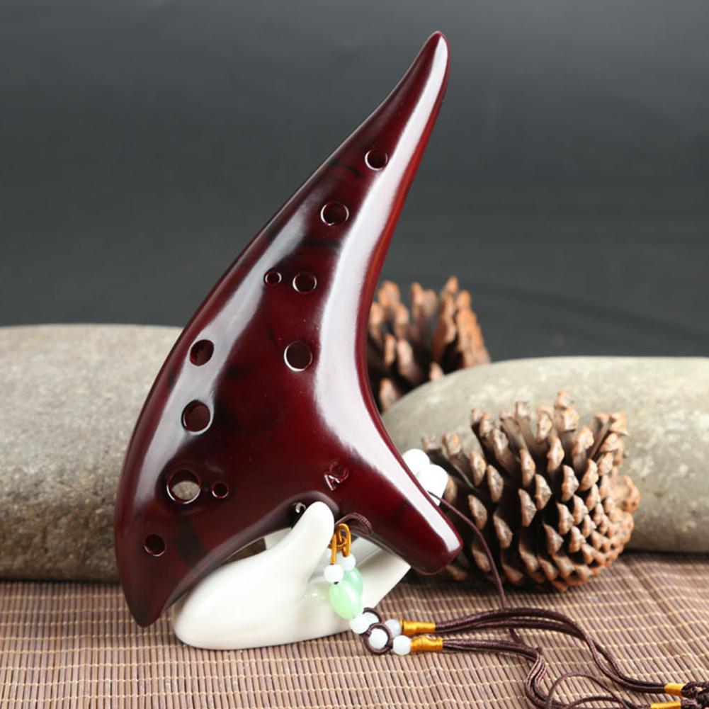 Classic 12 Gat Keramische Ocarina Houtblazers Flui... – Vicedeal