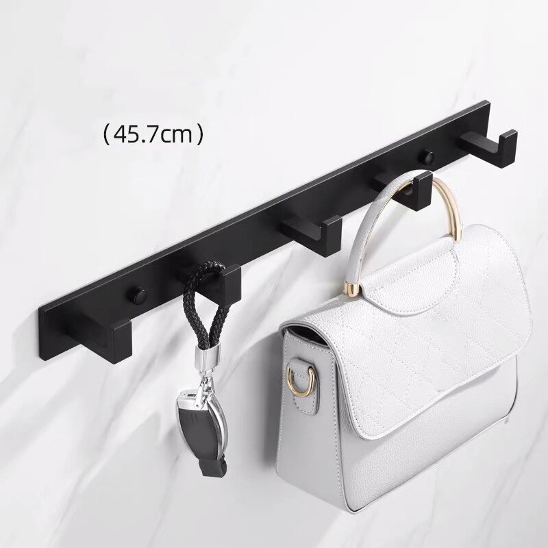 Simple Wall Hanging Bathroom Towel Rack Aluminum A... – Grandado