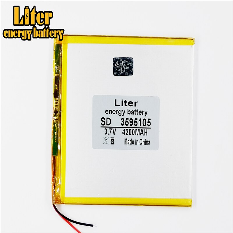 3.7V 4200mAh 3595105 Lithium Polymer Li-Po li ion ... – Vicedeal