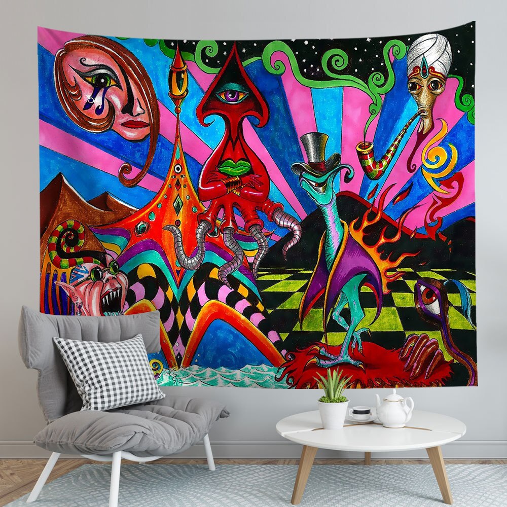 Europese En Amerikaanse Punk Stijl Tapestry Tapijt... – Grandado