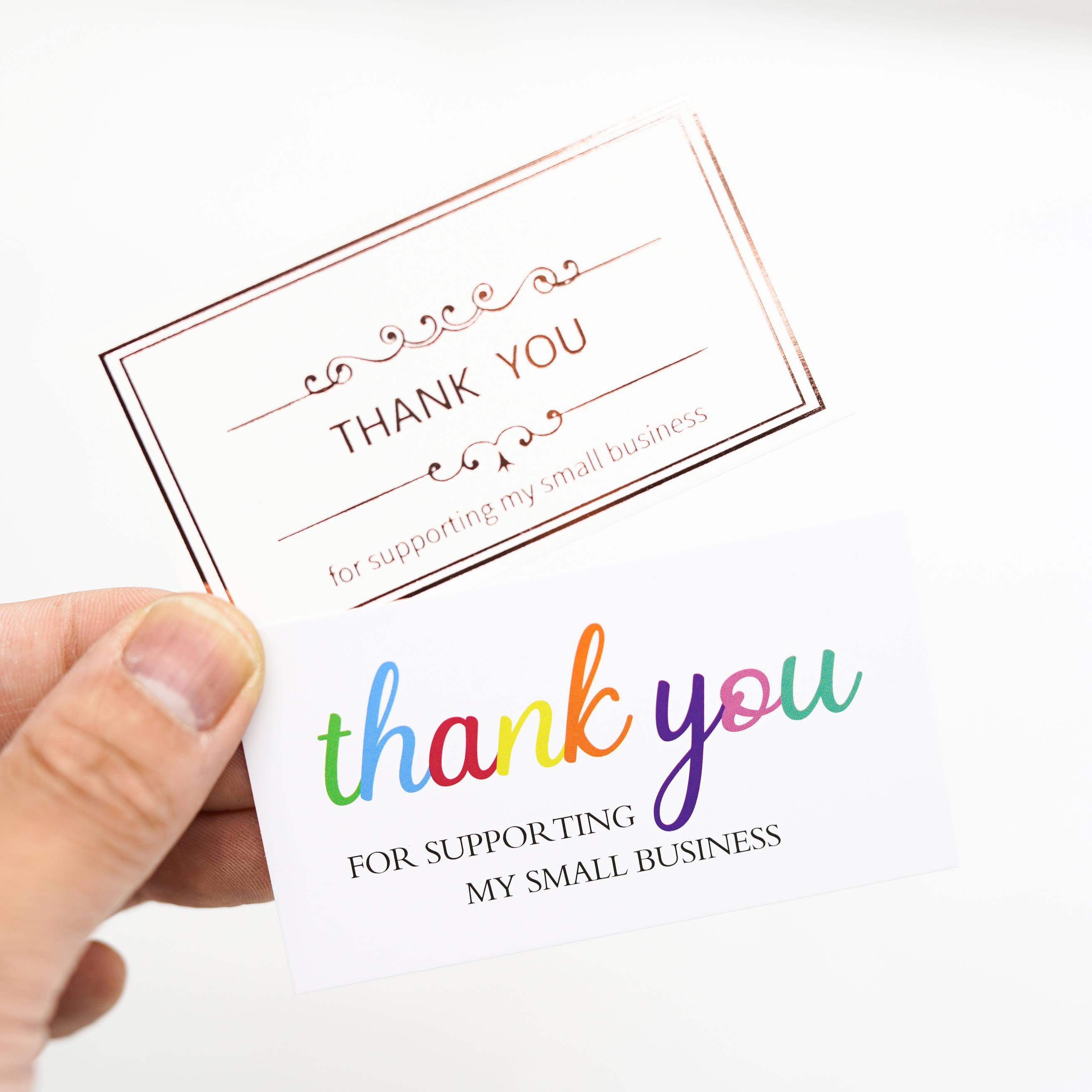 50pcs Thank You for Your Order Business Cards , Sh... – Grandado