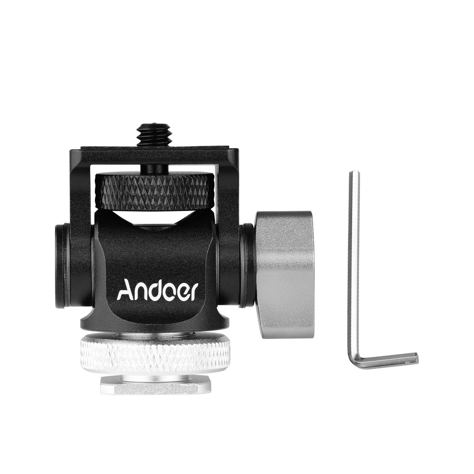 Andoer Mini Monitor Mount Statief Hoofd Koude Scho... – Grandado