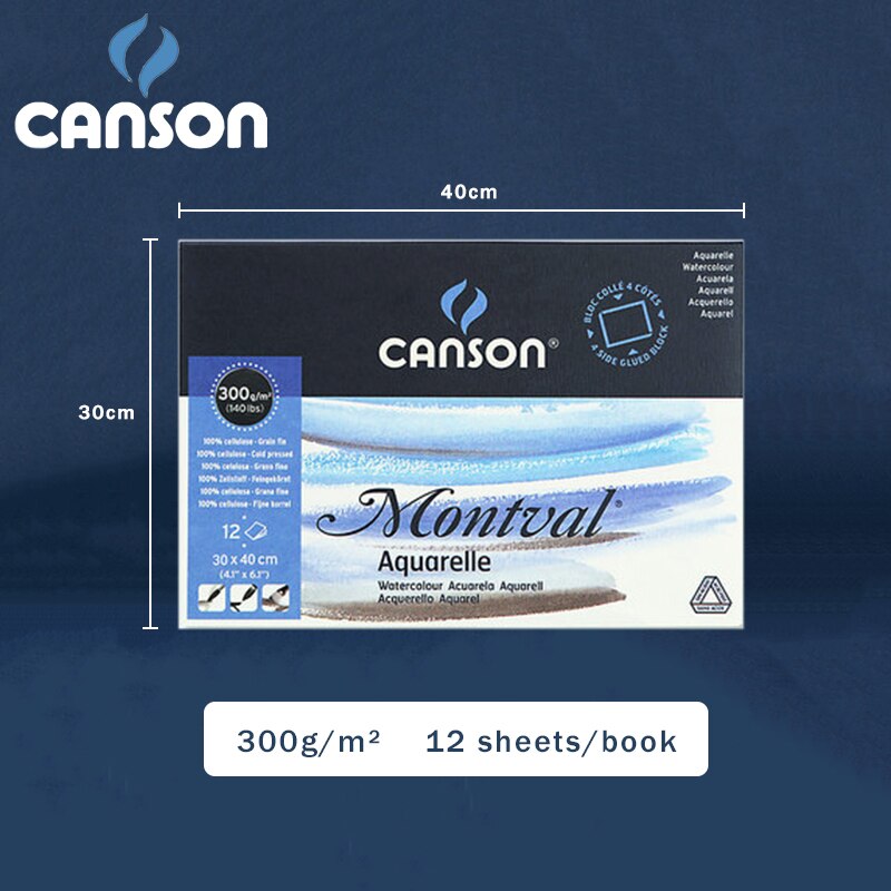 CANSON Montval Aquarelle Watercolor Book/Pad/Paper... – Vicedeal
