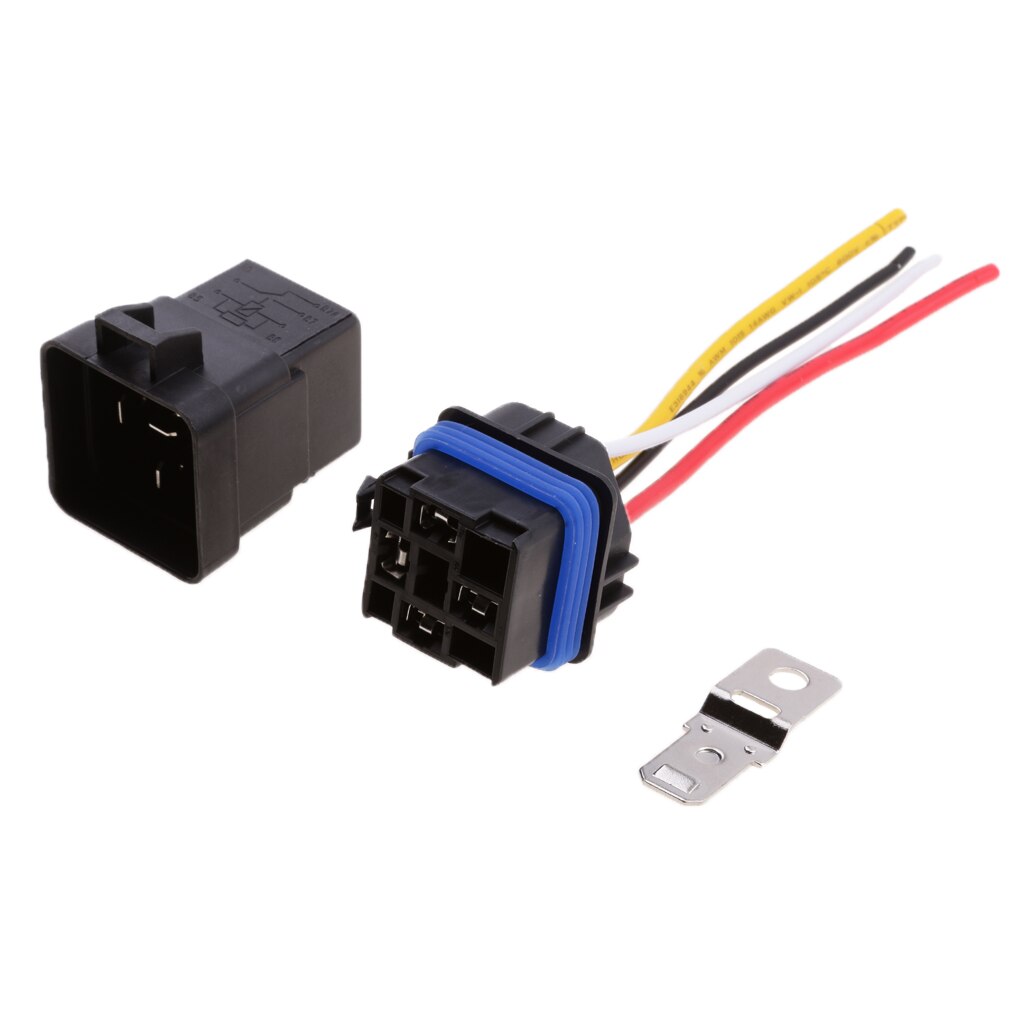 40A 12V 4 Wire Pin Socket Starter Relay Auto Motor... – Grandado