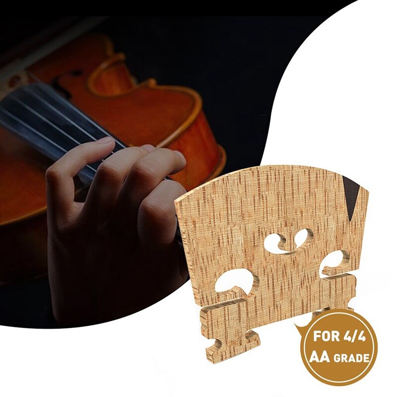 Violin Bridge 4/4: Finer Grade Solid Maple Violin ... – Grandado