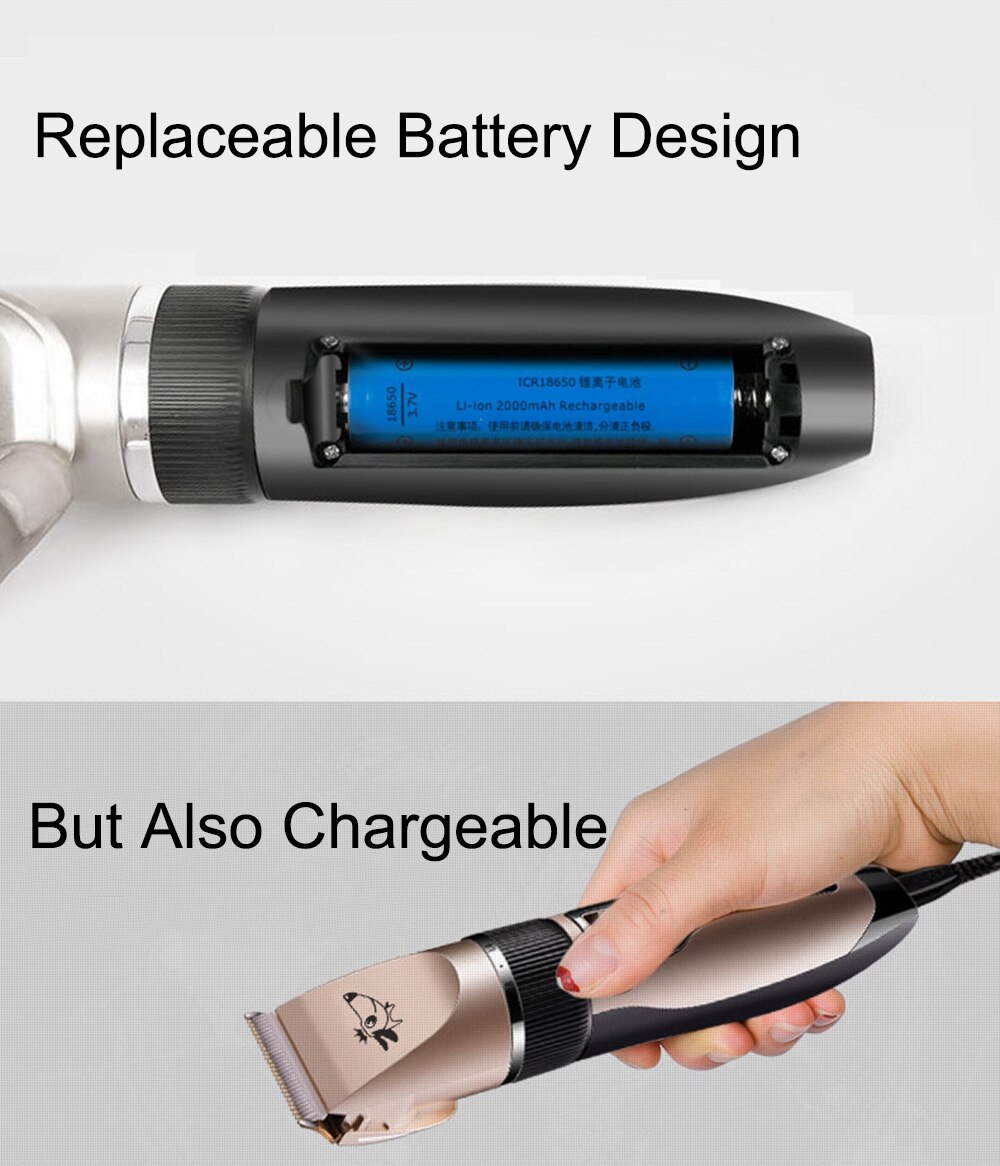 Professionele Grooming Kit Oplaadbare Kat Hond Haa... – Grandado