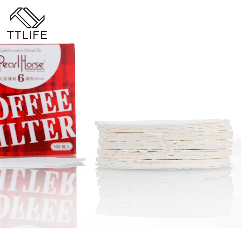 Ttlife 100 Stk/pak Houtpulp Koffie Filter Papier R... – Grandado