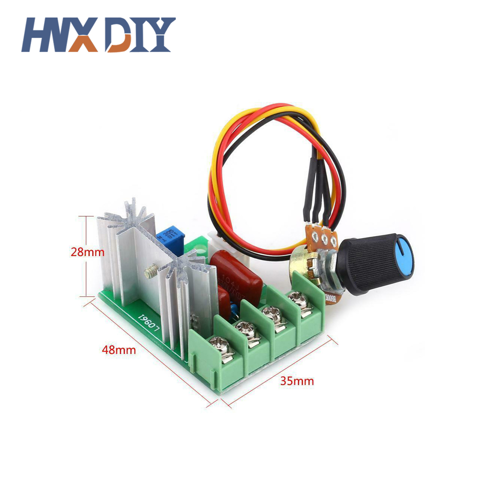 2000W AC 220V SCR Voltage Regulator LED Dimming Di... – Vicedeal