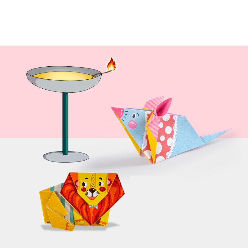 Children Interest origami book DIY paper puzzles c... – Grandado