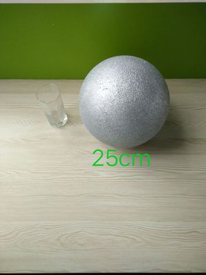 Silver Polystyrene Styrofoam Foam Ball Party Weddi... – Grandado