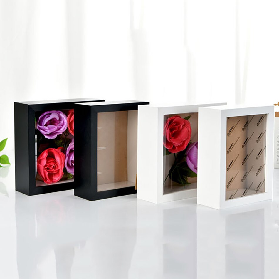 Blume Probe Dekoration Holz Box Tiefe 6cm, Hochzei... – Vicedeal