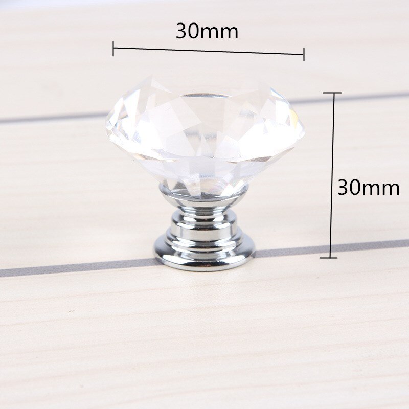 1PC Diamond Crystal Glass Door Knobs and Handles K... – Grandado