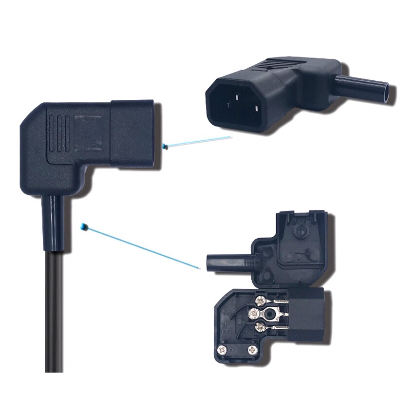 Zwart Iec320 C13 C14 Pdu Ups Elleboog Bedrading Co... – Grandado