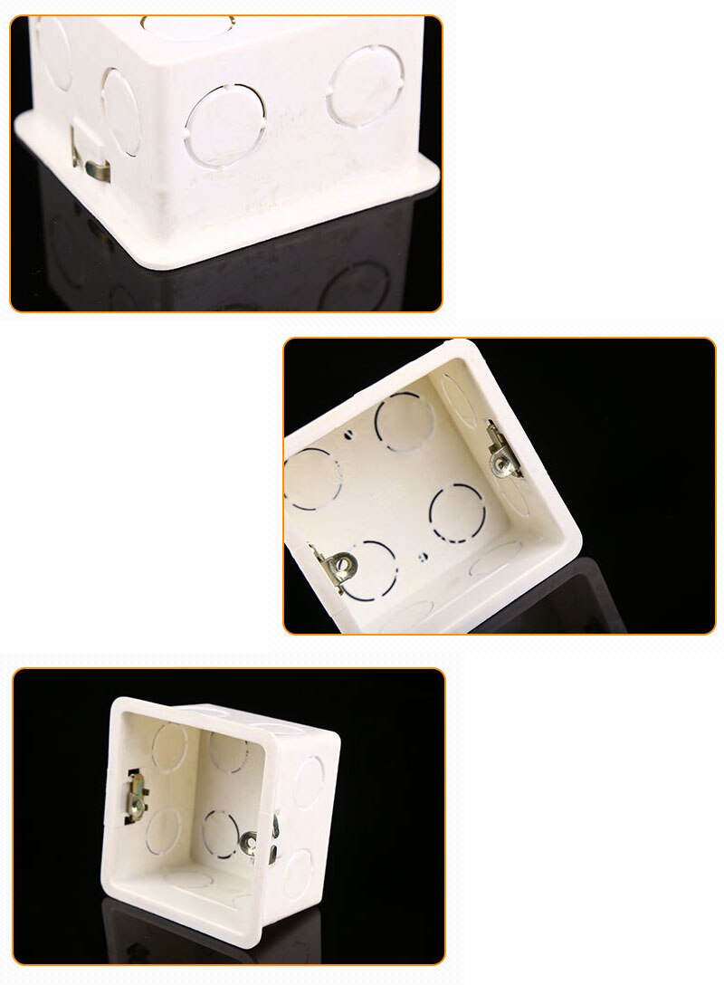 86 type junction box home improvement PVC plastic ... – Vicedeal