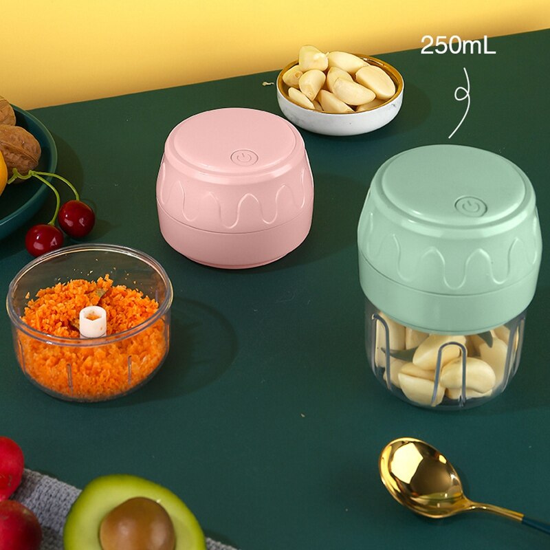 Electric Mini Garlic Chopper Masher Food Slicers ,... – Grandado