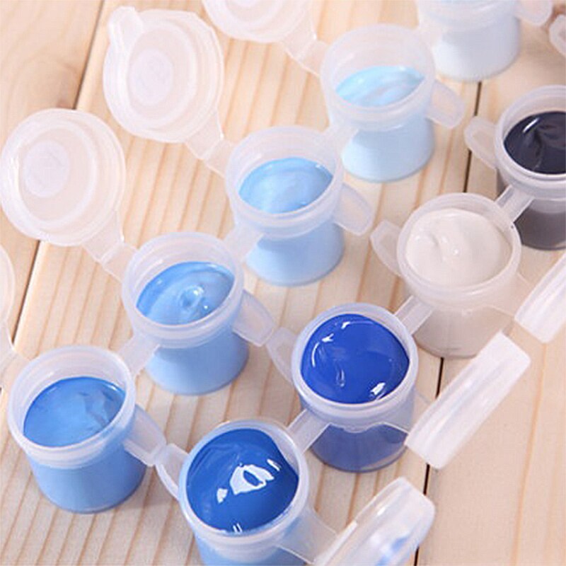 No Framed Paris Street Scenery Pattern DIY Paintin... – Grandado