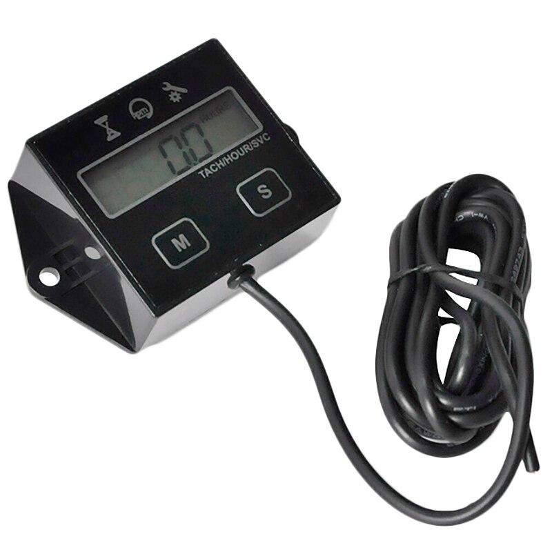 Lcd Digital Display Moto Engine Tach Hour Meter Fo... – Grandado