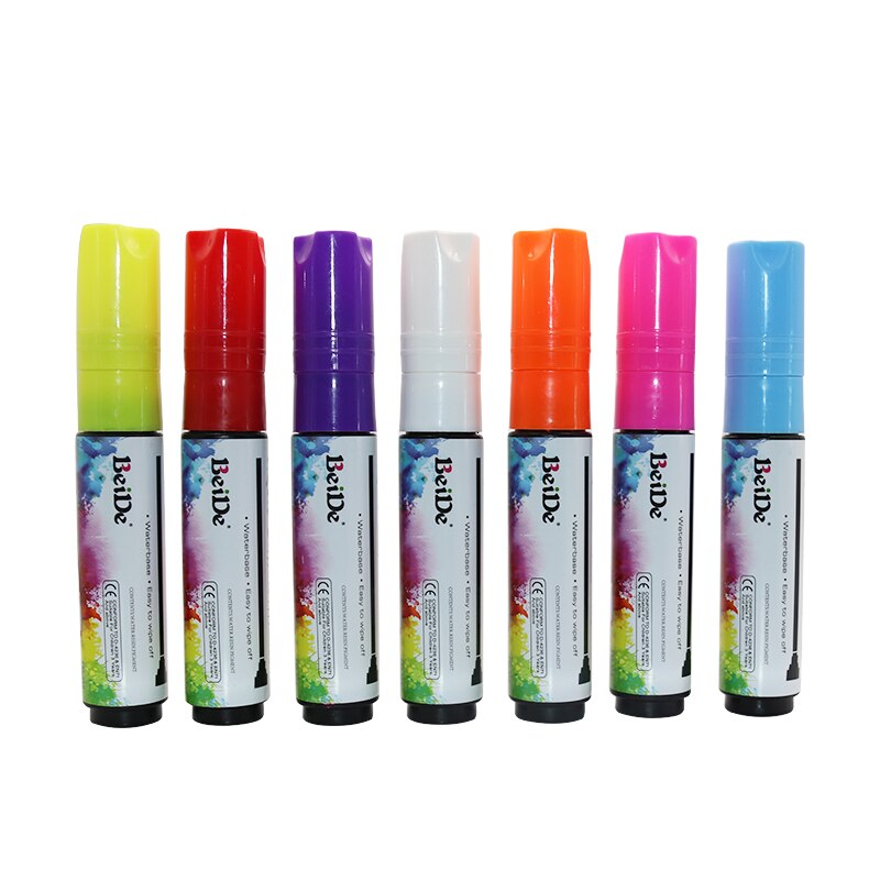 8 Colors Highlighter Fluorescent Neon Pen Erasable... – Grandado