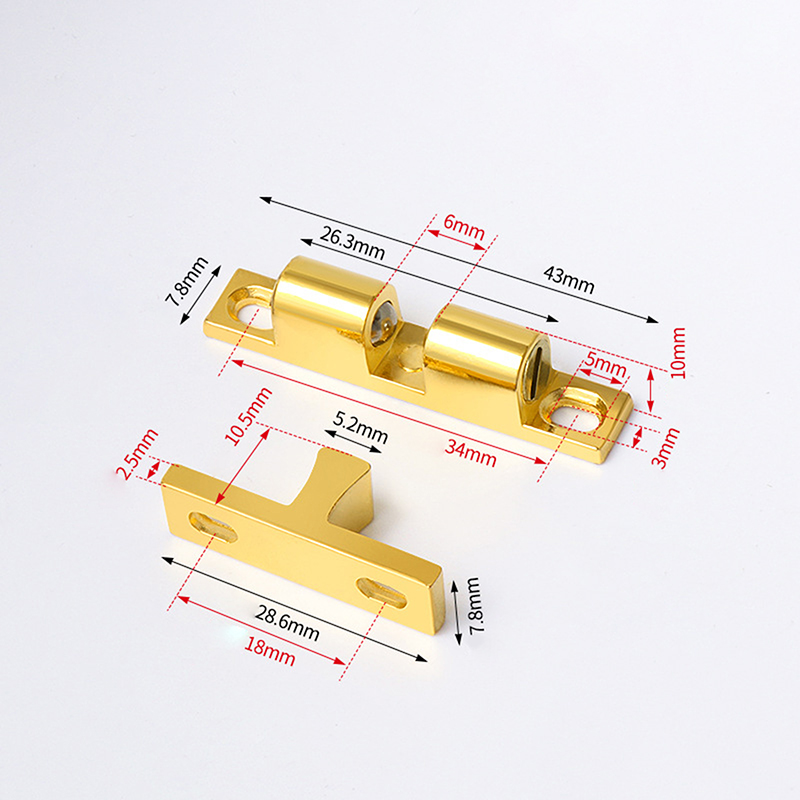 43/50/60/70mm Cabinet Copper Touch Beads Lock Self... – Grandado