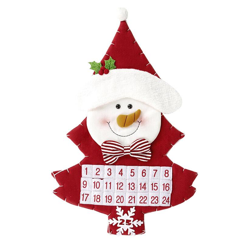 1PC Advent Calendar Hanging Flannel Decorations fo... – Grandado