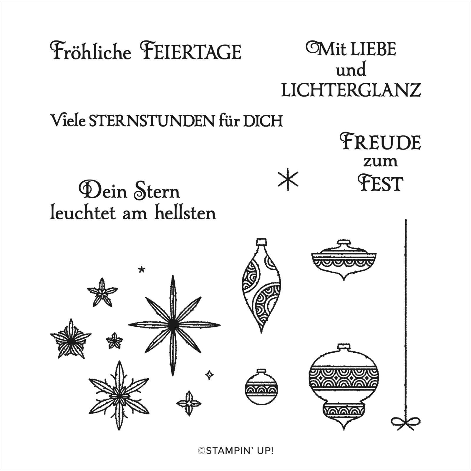 Happy Christmas Flower Stars Leaves Stamps And Die... – Grandado